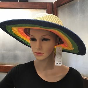 August Hats | Accessories | August Hats Roygbiv Hat Natural Multi ...